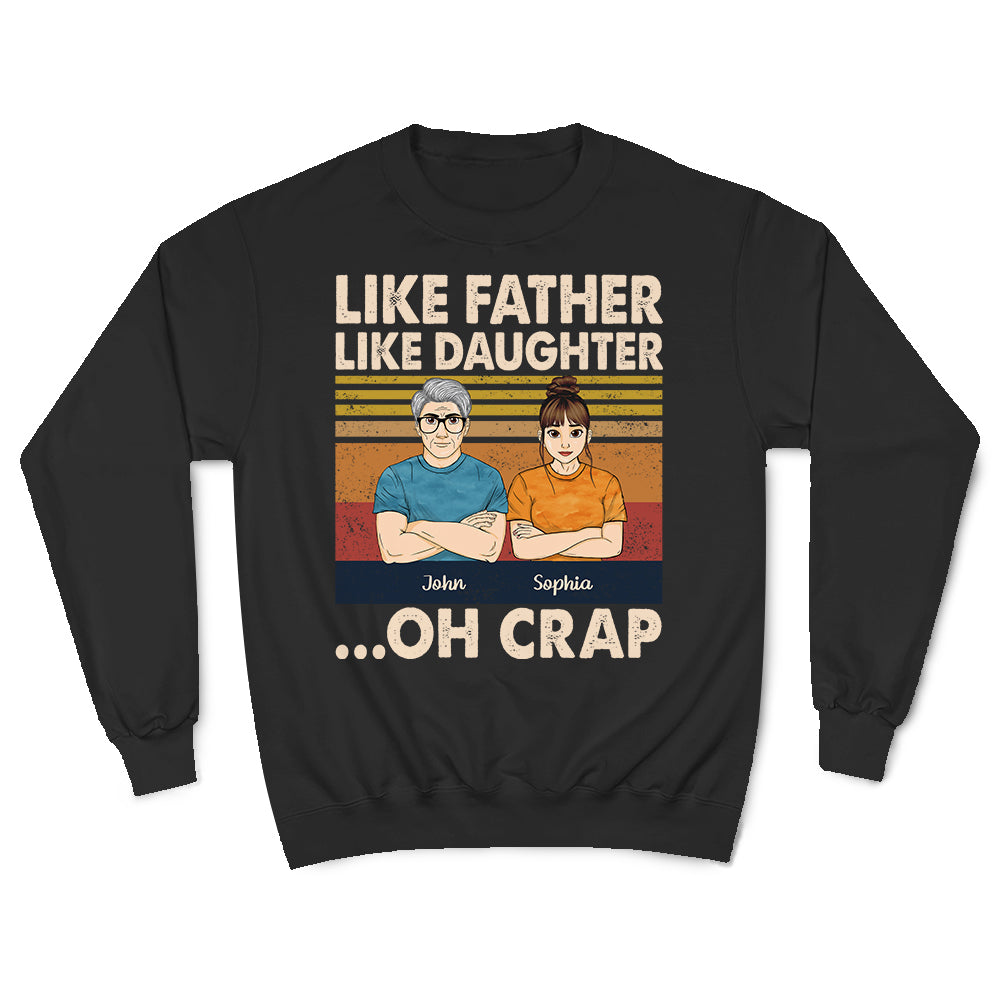 Personalized Like Father Like Daughter T-Shirt – BeetlePrint